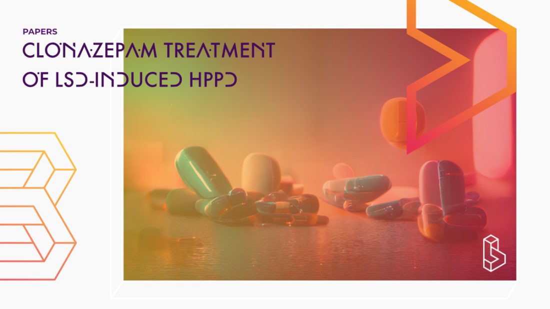 Clonazepam treatment of LSD-induced HPPD