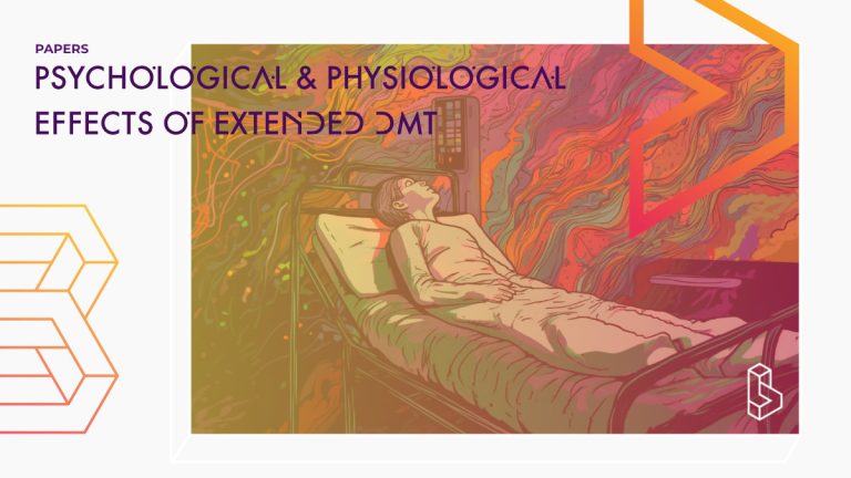 Psychological and physiological effects of extended DMT