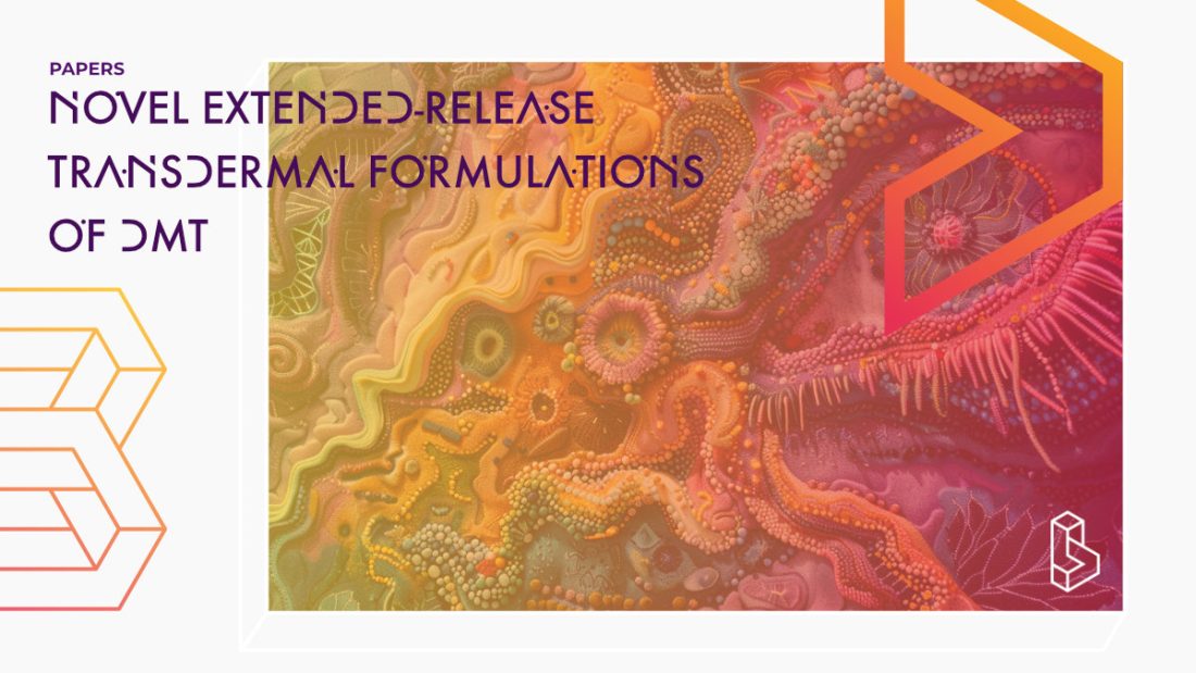 Novel extended-release transdermal formulations of the psychedelic N,N-dimethyltryptamine (DMT)